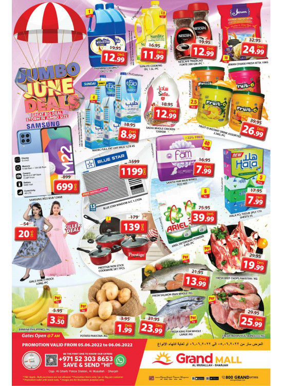 Jumbo Deals - Grand Mall Sharjah from Grand Hypermarket until 6th June ...