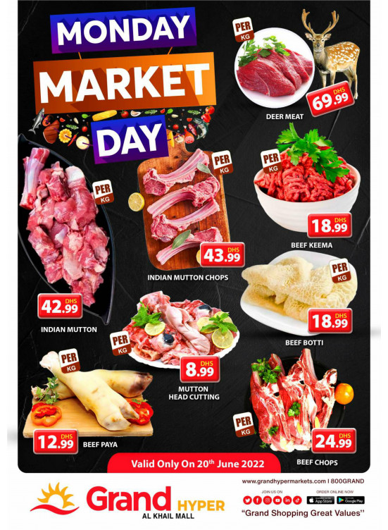 Meat Monday - Grand Hyper Al Khail Mall from Grand Hypermarket until ...