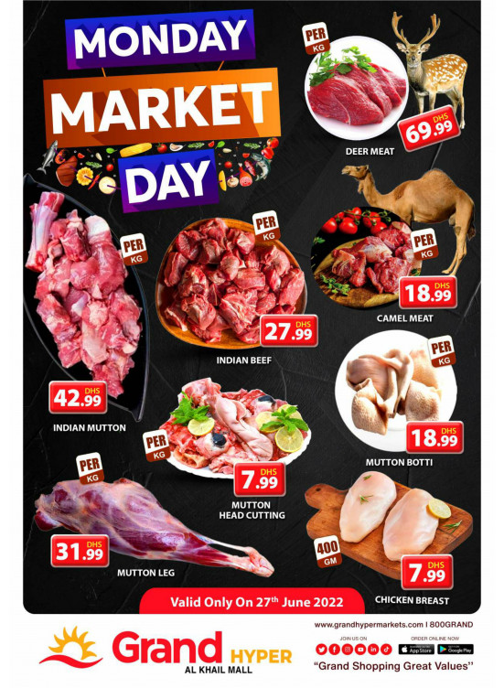 Meat Monday - Grand Hyper Al Khail Mall from Grand Hypermarket until ...