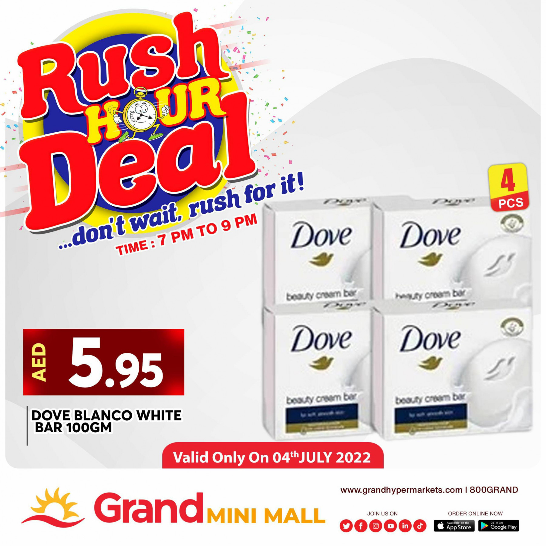 Rush Hour Deal - Grand Mini Mall from Grand Hypermarket until 4th July ...