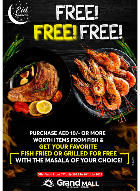 Fish Offers - Grand Mall Sharjah from Grand Hypermarket until 10th July ...