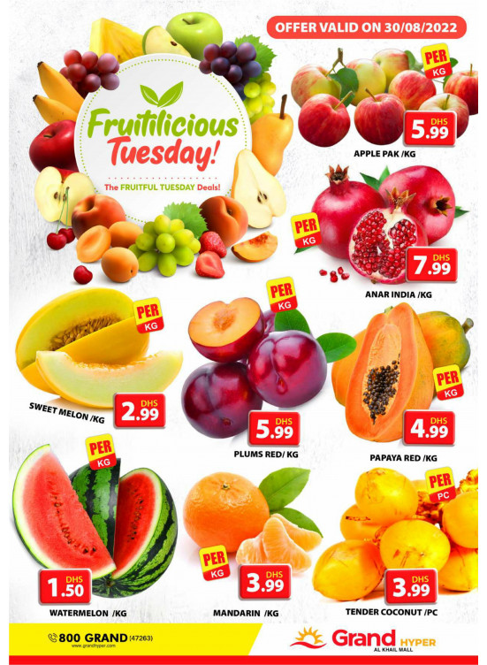 Fruitilicious Tuesday - Grand Hyper Al Khail Mall from Grand ...