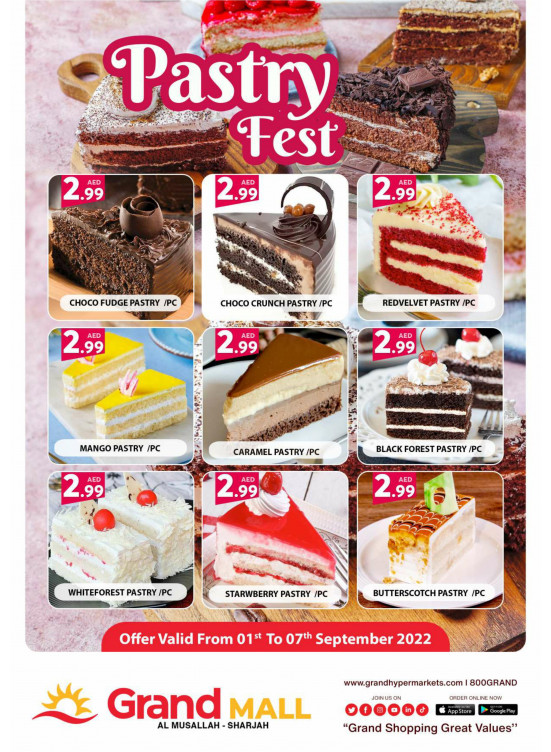 Pastry Fest - Grand Mall Sharjah from Grand Hypermarket until 7th ...