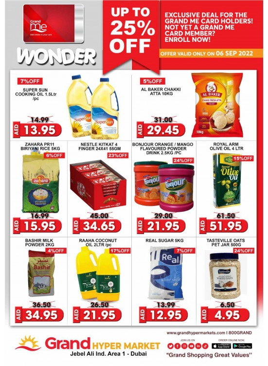 Wonder Deals - Grand Hypermarket Jebel Ali from Grand Hypermarket until ...