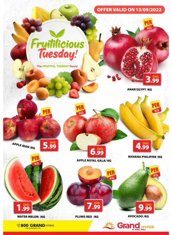 Fruitilicious Tuesday - Grand Hyper Al Khail Mall from Grand ...