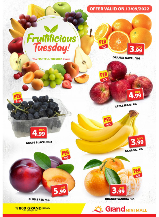 Fruitilicious Tuesday - Grand Mini Mall from Grand Hypermarket until ...
