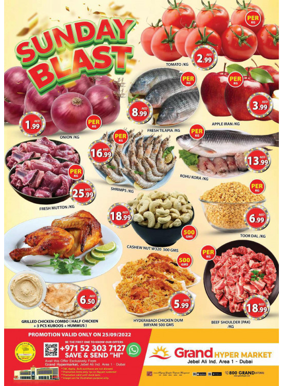 Sunday Blast - Grand Hypermarket Jebel Ali from Grand Hypermarket until ...