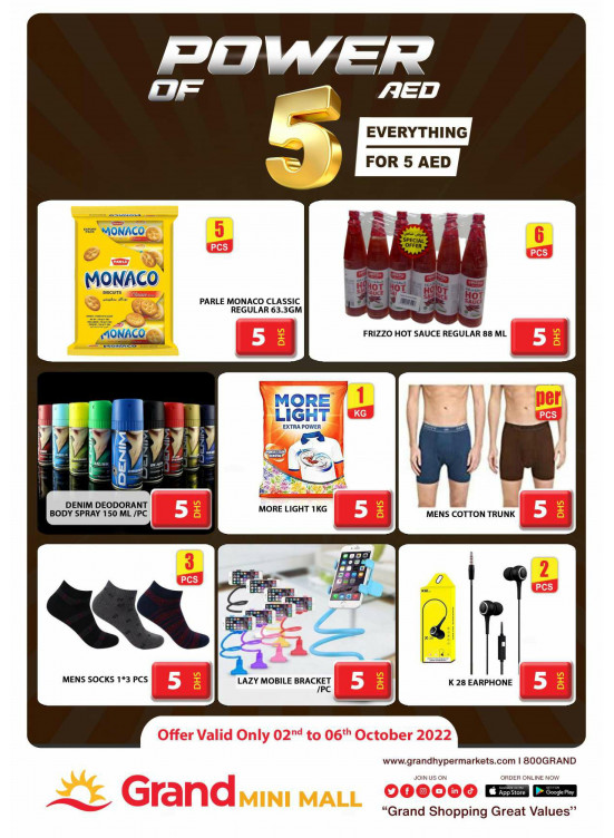 Amazing Sale - Grand Mini Mall from Grand Hypermarket until 6th October ...
