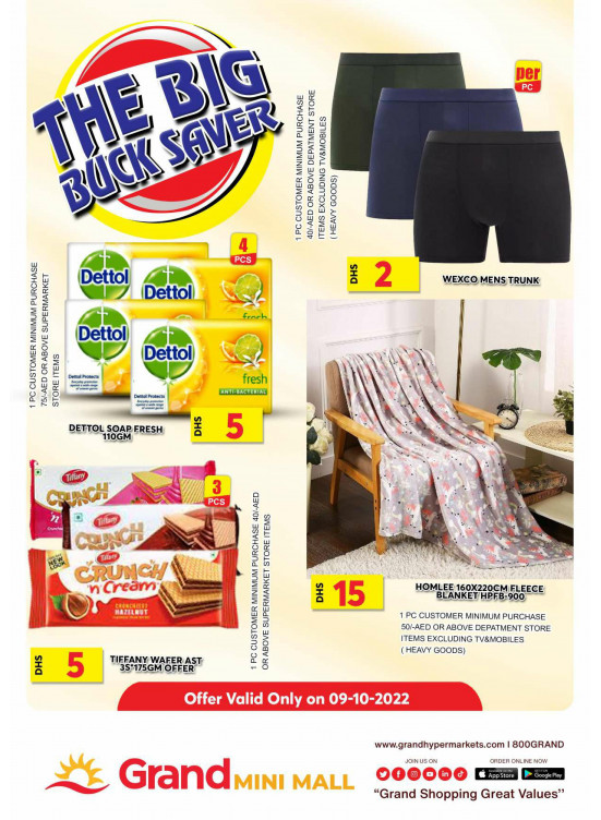 Big Savers - Grand Mini Mall from Grand Hypermarket until 9th October ...
