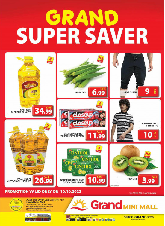 Grand Super Saver - Grand Mini Mall from Grand Hypermarket until 10th ...
