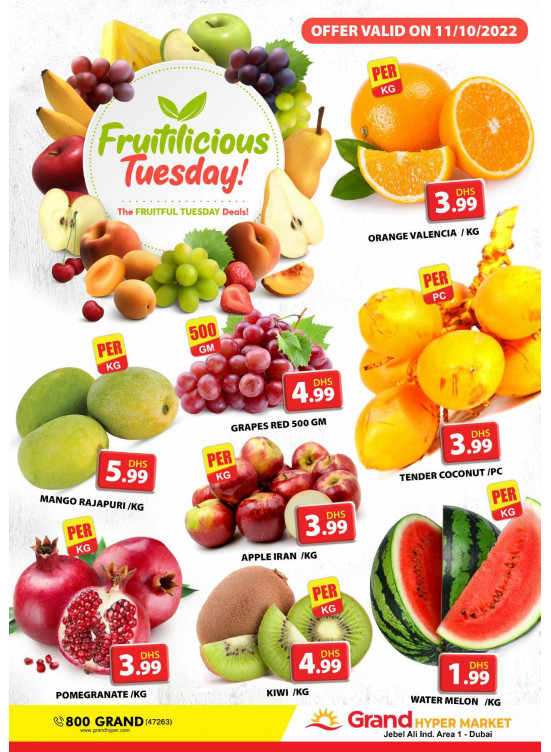 Fruitilicious Tuesday - Grand Hypermarket Jebel Ali from Grand ...