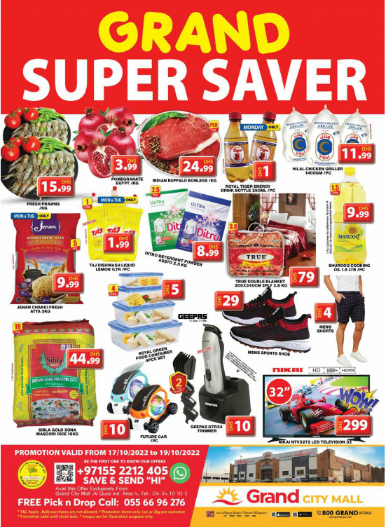 Grand Super Saver - Grand City Mall from Grand Hypermarket until 19th ...