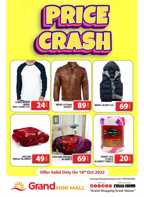 Price Crash - Grand Mini Mall from Grand Hypermarket until 18th October ...