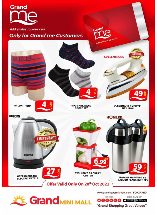 Grand Deals - Grand Mini Mall from Grand Hypermarket until 21st October ...
