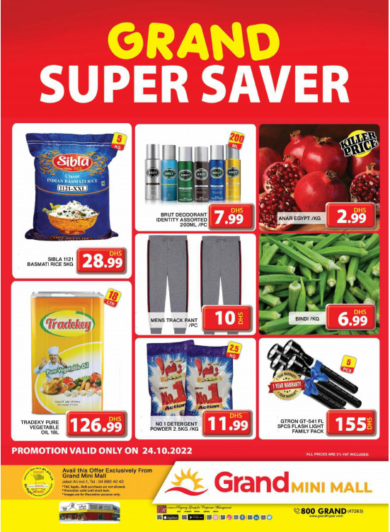 Grand Super Saver - Grand Mini Mall from Grand Hypermarket until 24th ...