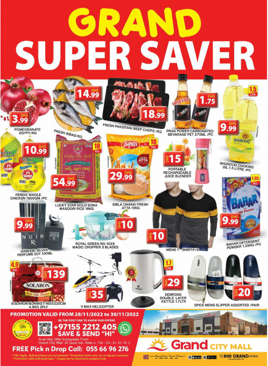 Grand Super Saver - Grand City Mall from Grand Hypermarket until 30th ...