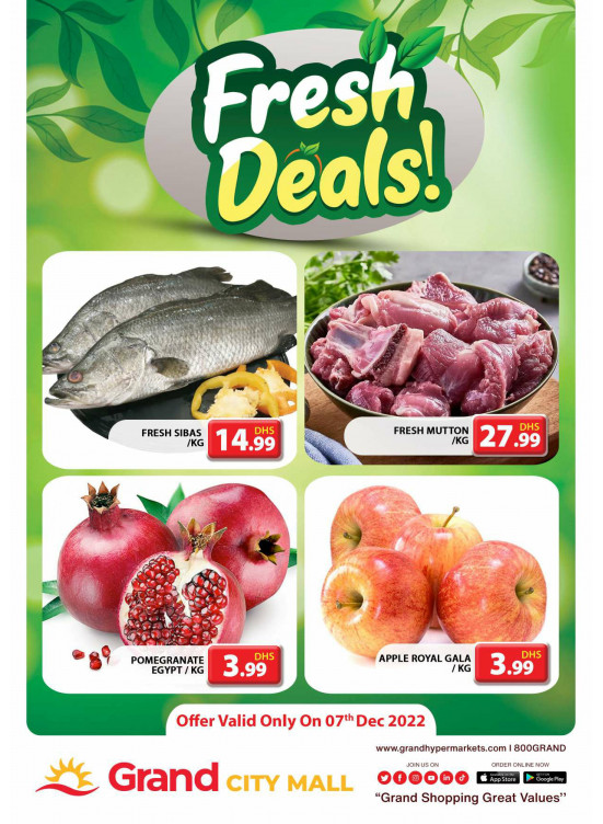 Fresh Deals - Grand City Mall from Grand Hypermarket until 7th December ...