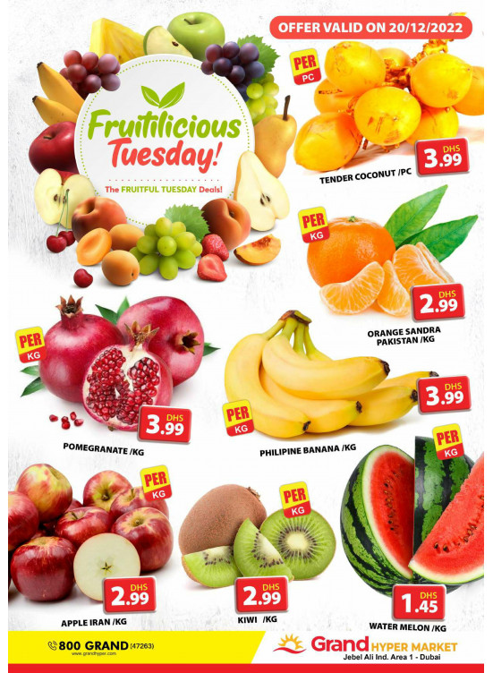 Fruitilicious Tuesday - Grand Hypermarket Jebel Ali from Grand ...