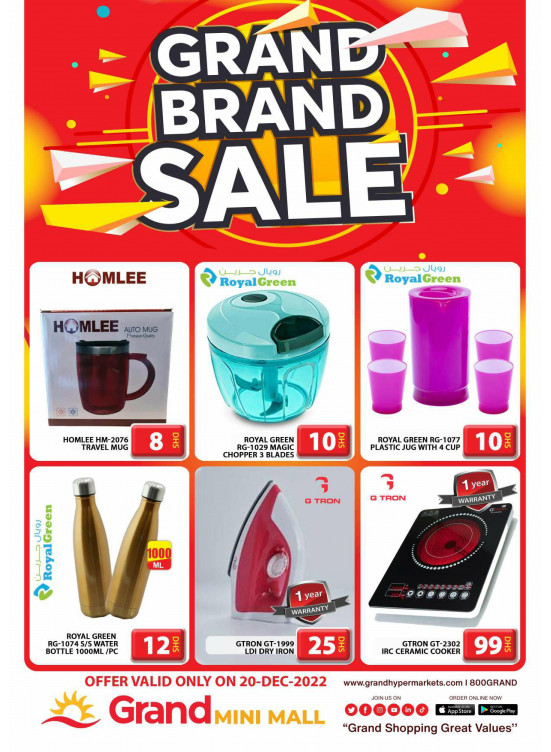 Grand Sale - Grand Mini Mall from Grand Hypermarket until 20th December ...
