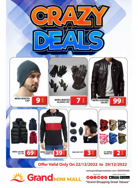 Crazy Deals - Grand Mini Mall from Grand Hypermarket until 29th December - Grand Hypermarket UAE ...