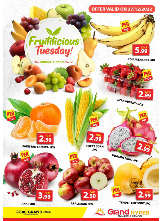 Fruitilicious Tuesday - Grand Hyper Muhaisnah from Grand Hypermarket ...