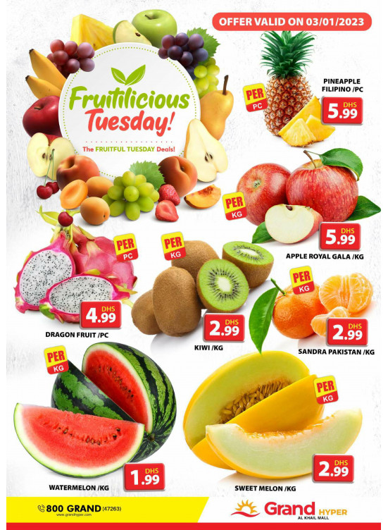 Fruitilicious Tuesday - Grand Hyper Al Khail Mall from Grand ...