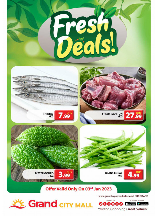 Fresh Deals - Grand City Mall from Grand Hypermarket until 3rd January ...