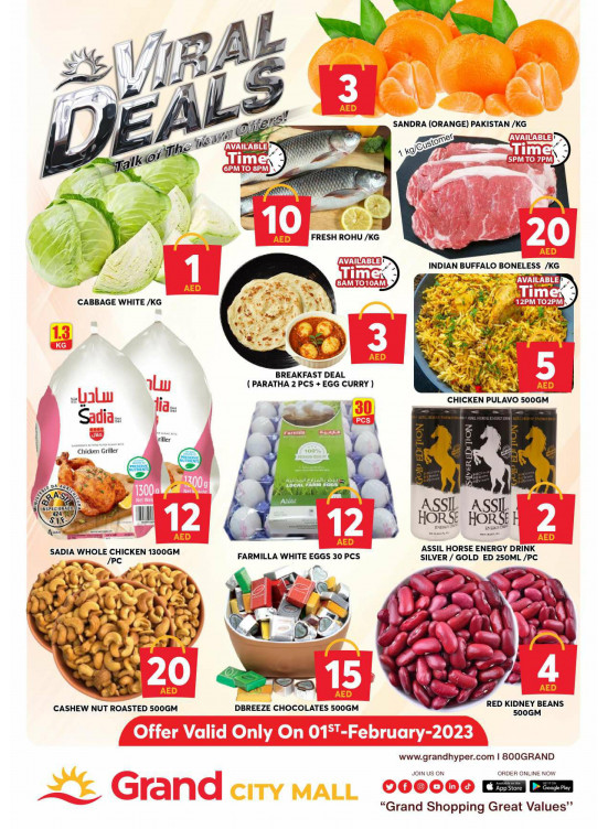 Big Deals - Grand City Mall from Grand Hypermarket until 1st February ...