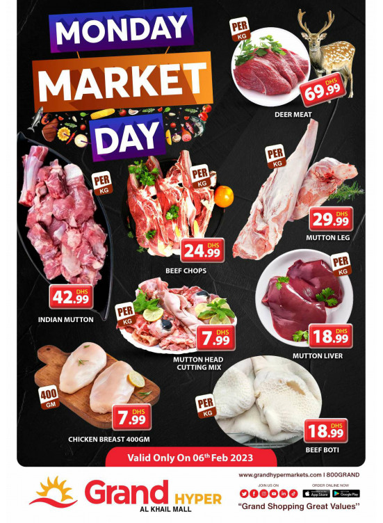 Meat Monday - Grand Hyper Al Khail Mall from Grand Hypermarket until ...