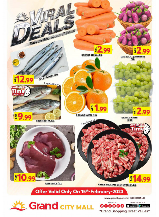Big Deals - Grand City Mall from Grand Hypermarket until 15th February ...