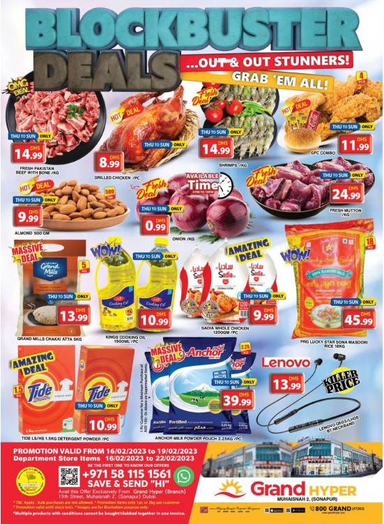 Weekend Deals - Grand Hyper Muhaisnah from Grand Hypermarket until 22nd ...
