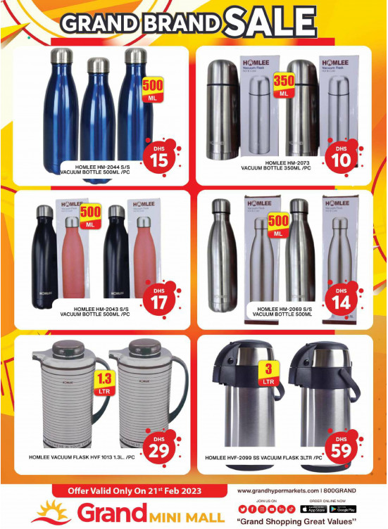 Grand Sale - Grand Mini Mall from Grand Hypermarket until 21st February ...