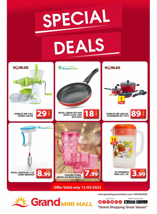 Special Deals - Grand Mini Mall from Grand Hypermarket until 13th March ...
