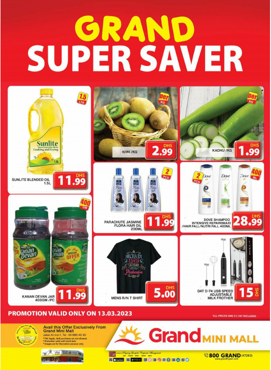 Grand Super Saver - Grand Mini Mall from Grand Hypermarket until 13th ...