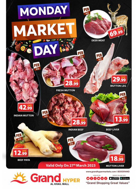 Meat Monday - Grand Hyper Al Khail Mall from Grand Hypermarket until ...