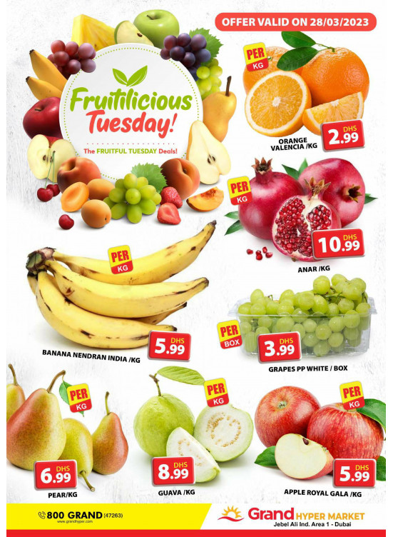 Fruitilicious Tuesday - Grand Hypermarket Jebel Ali from Grand ...