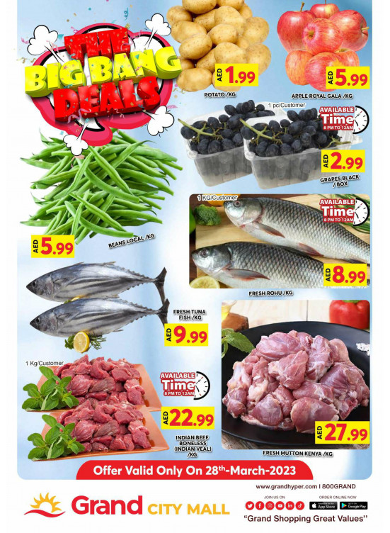 Big Deals - Grand City Mall from Grand Hypermarket until 28th March ...