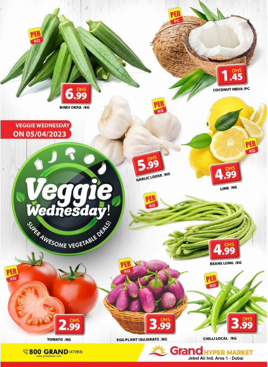 Veggie Wednesday - Grand Hypermarket Jebel Ali from Grand Hypermarket ...