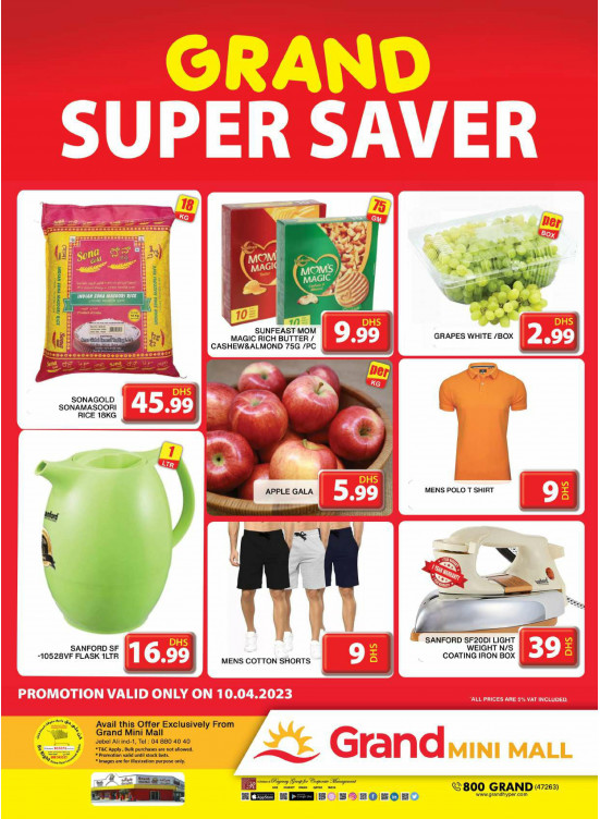 Grand Super Saver - Grand Mini Mall from Grand Hypermarket until 10th ...