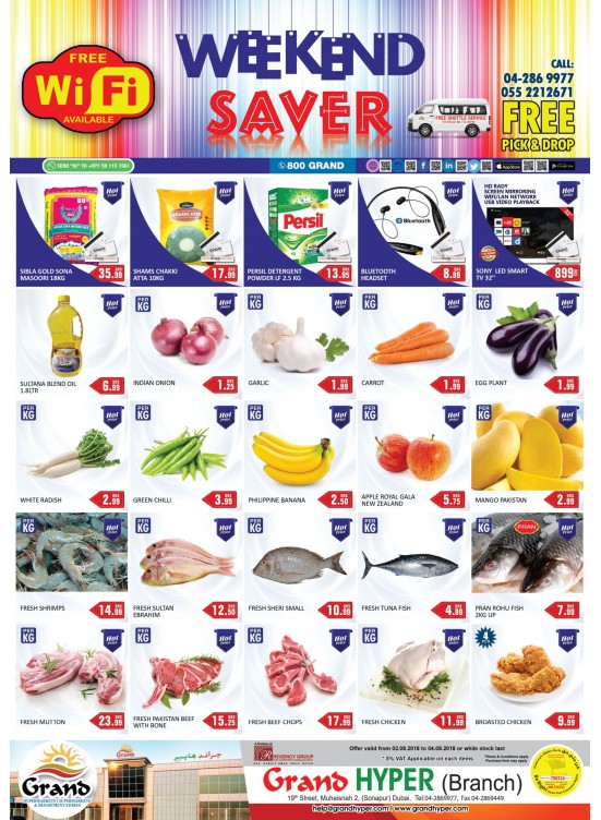 Weekend Saver - Grand Hyper Muhaisnah from Grand Hypermarket until 4th ...