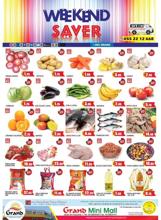Weekend Saver - Grand Mini Mall from Grand Hypermarket until 4th August ...