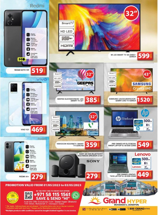 Big Deals - Grand Hyper Muhaisnah from Grand Hypermarket until 3rd May ...