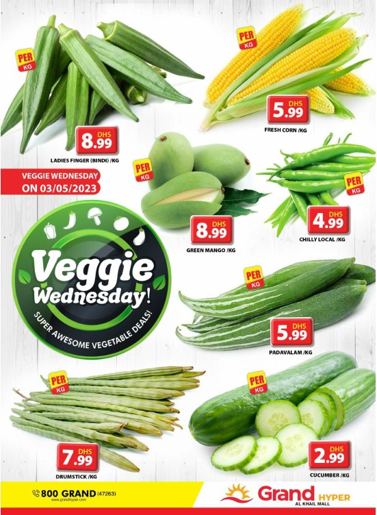 Veggie Wednesday - Grand Hyper Al khail Mall from Grand Hypermarket ...