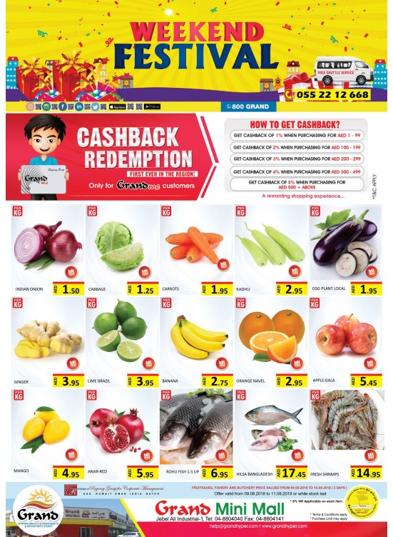 Weekend Saver - Grand Mini Mall from Grand Hypermarket until 12th ...