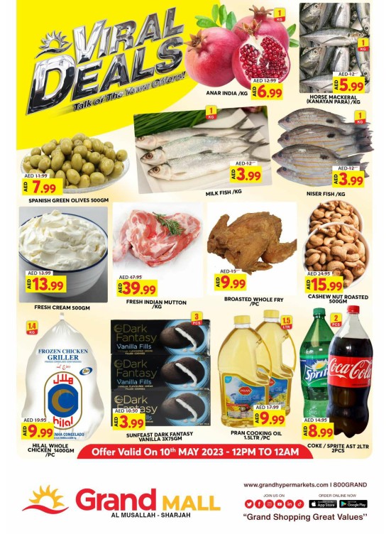 Big Deals - Grand Mall Sharjah from Grand Hypermarket until 10th May ...