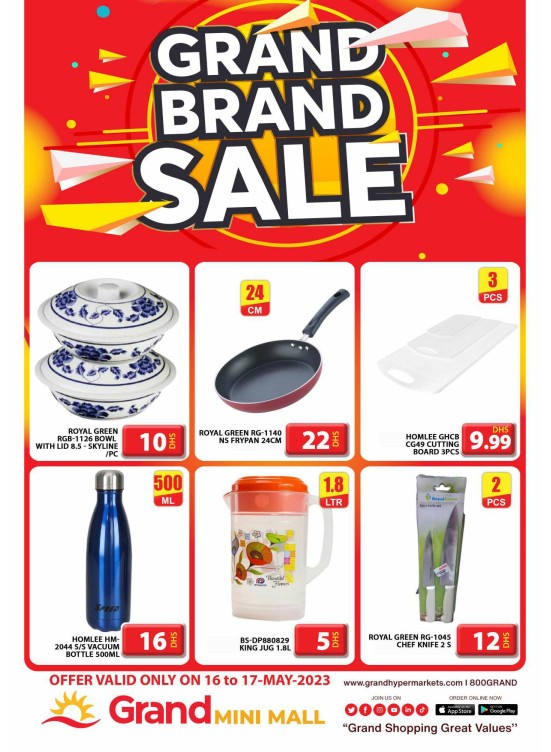 Grand Sale - Grand Mini Mall from Grand Hypermarket until 17th May ...