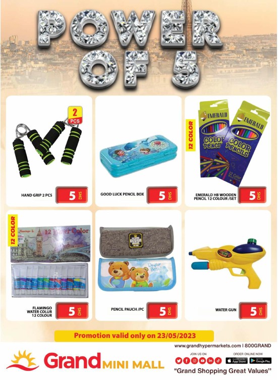 5 AED Deals - Grand Mini Mall from Grand Hypermarket until 23rd May ...