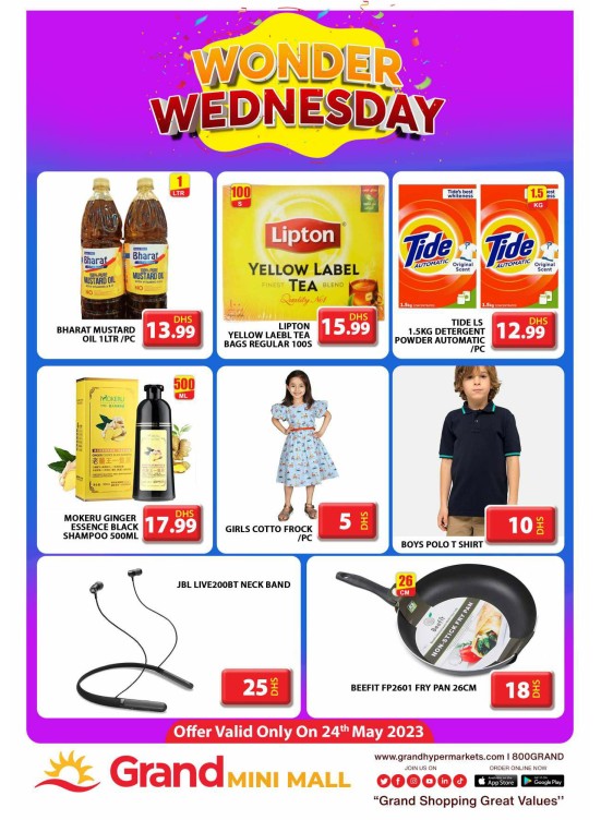 Wonder Wednesday - Grand Mini Mall from Grand Hypermarket until 24th ...