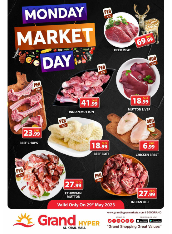 Meat Monday - Grand Hyper Al Khail Mall from Grand Hypermarket until ...