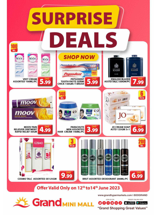 Surprise Deals - Grand Mini Mall from Grand Hypermarket until 14th June ...